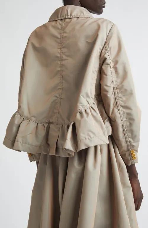 Tao Comme Des Garçons Twill Peplum Jacket