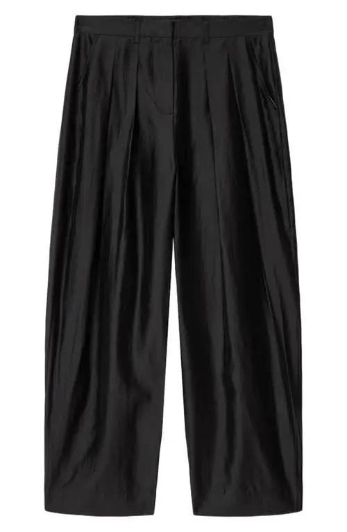 ALLSAINTS Becca Pleated Trousers - Black