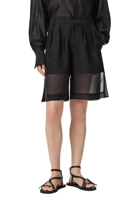 ALLSAINTS Banu Sheer Shorts