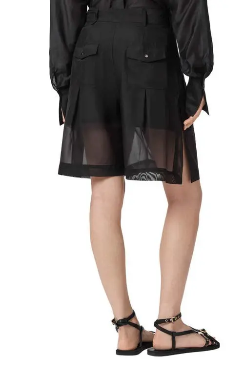 ALLSAINTS Banu Sheer Shorts