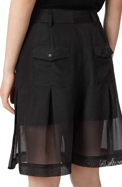 ALLSAINTS Banu Sheer Shorts