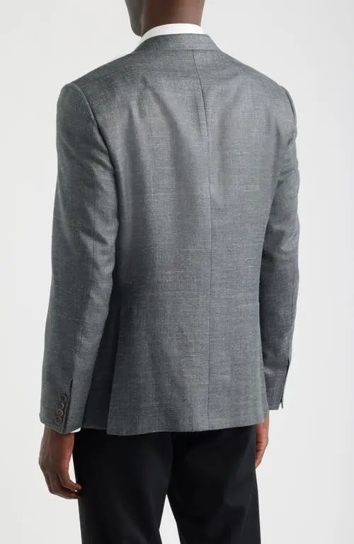 Canali Slub Wool & Silk Blend Sport Coat