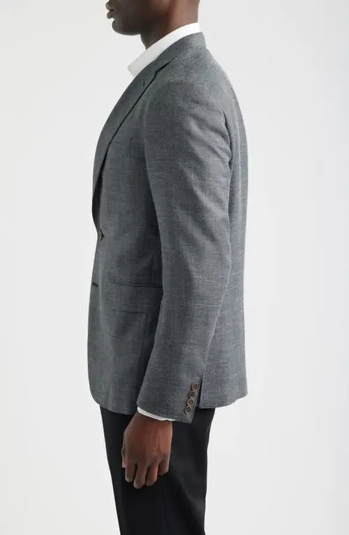 Canali Slub Wool & Silk Blend Sport Coat