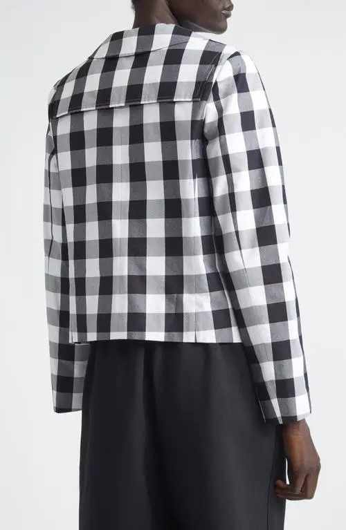 Comme Des Garçons Gingham Cotton Jacket