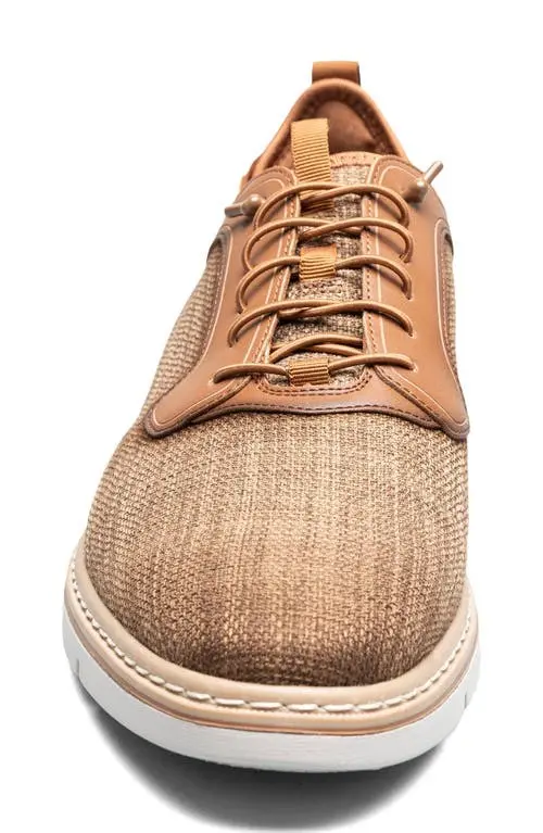 STACY ADAMS Sebert Elastic Lace Sneaker - Tan
