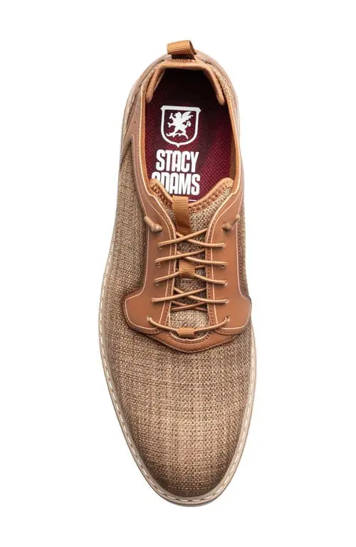 STACY ADAMS Sebert Elastic Lace Sneaker - Tan
