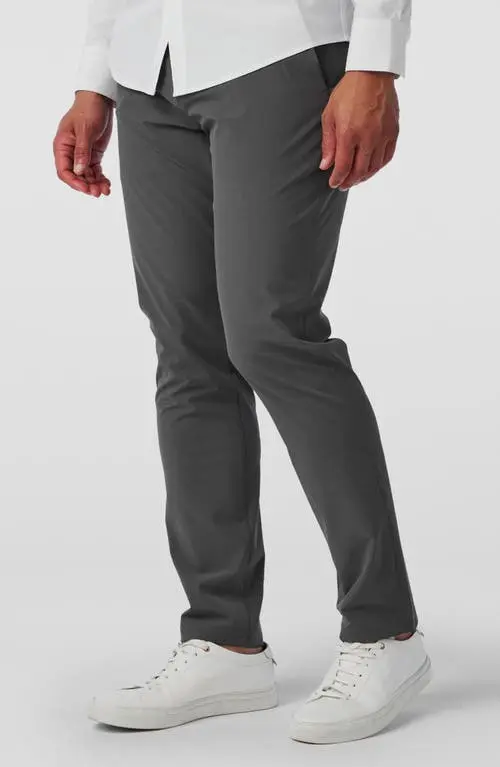 Mizzen+main Helmsman Athletic Fit Performance Chinos - Pewter