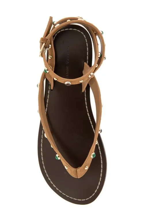 RM REBECCA MINKOFF Jamie Ankle Strap Sandal - Walnut