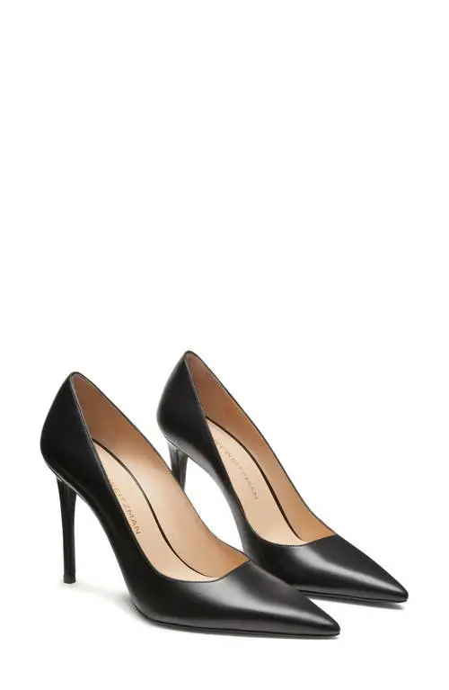 STUART WEITZMAN Pointed Toe Stiletto Pumps - Black