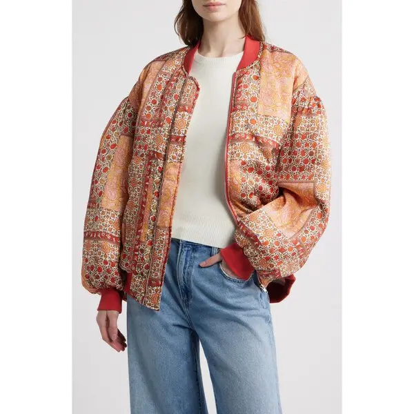 Dra Windham Patchwork Quilted Jacket