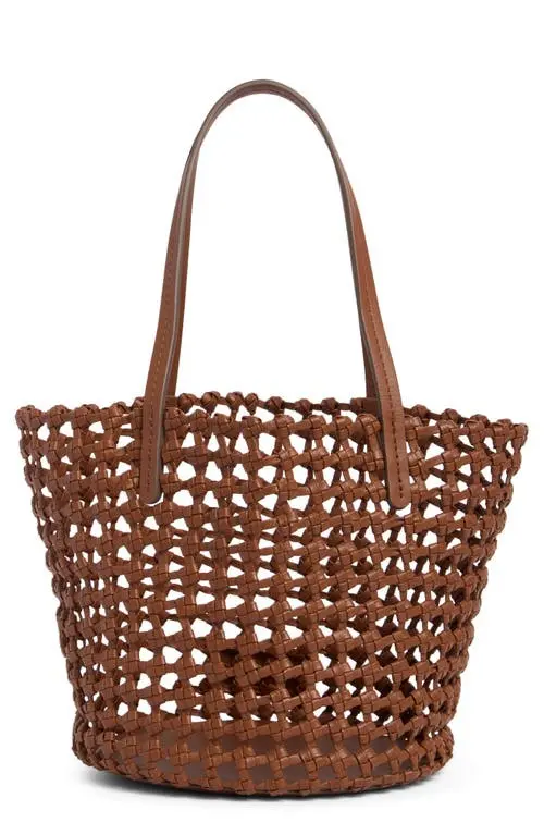 Staud Caro Leather Bucket Bag