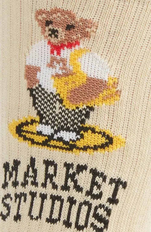 MARKET Bear Crew Socks