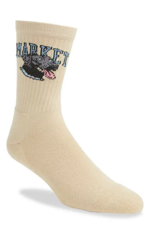 MARKET Lab Crew Socks - Cream