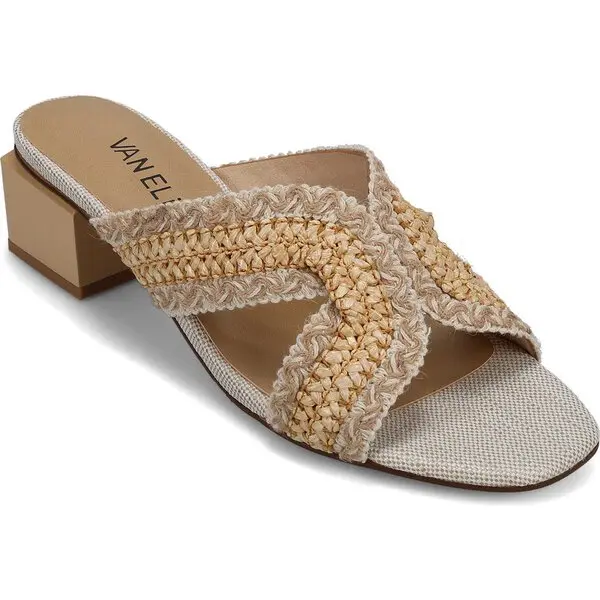 Vaneli Cyndia Block Heel Sandal - Cream
