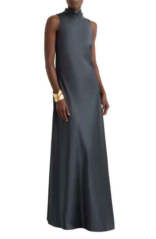 REISS Tie Back Sleeveless Maxi Dress