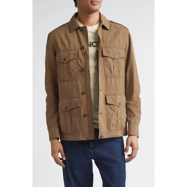 Moncler Amnicon Canvas Field Jacket - Coriander