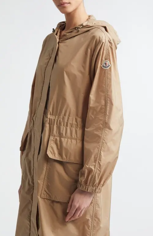 Moncler Hiengos Long Parka - Travertine