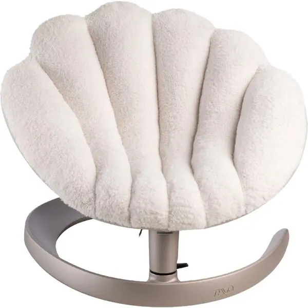 TAVO PETS Shell™ Pet Bed & Lounger - Natural - Ivory