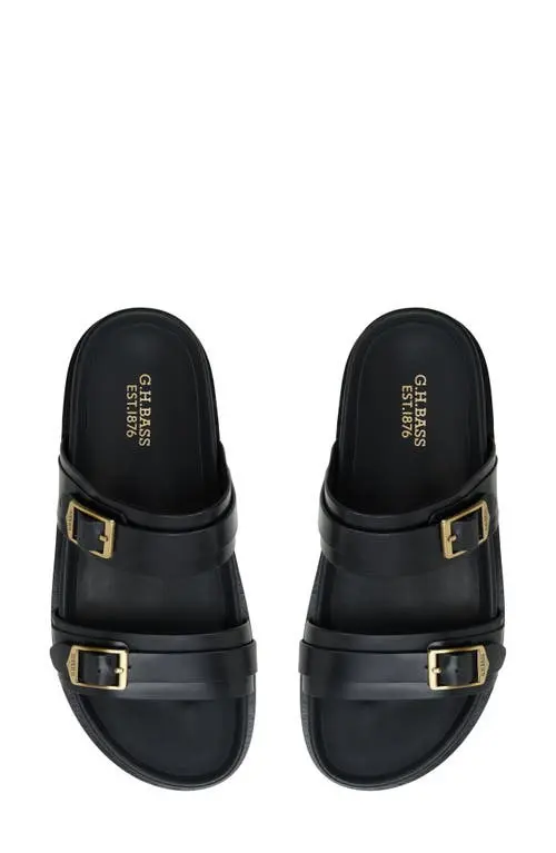 G.H.BASS Cecilia Slide Sandal - Black