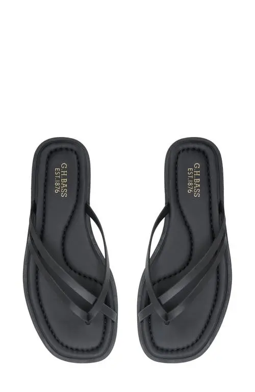 G.H.BASS Nora Flip Flop - Black