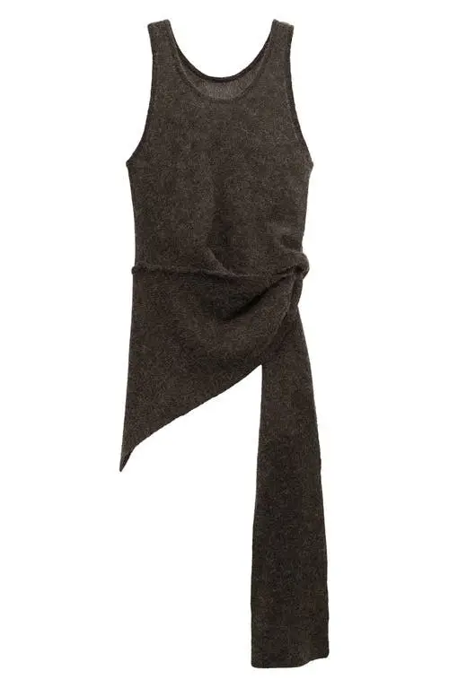 Mango Asymmetric Alpaca Tank Top