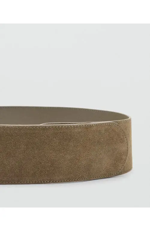 Mango Suede Belt