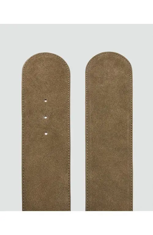 Mango Suede Belt