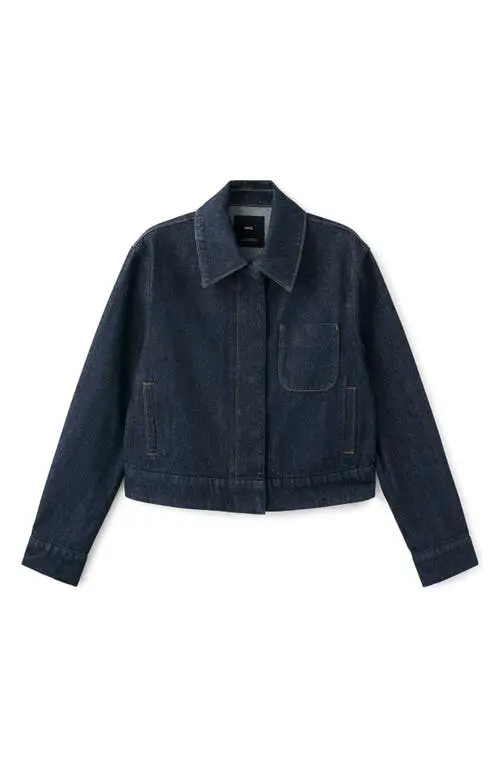 Mango Dark-wash Denim Jacket