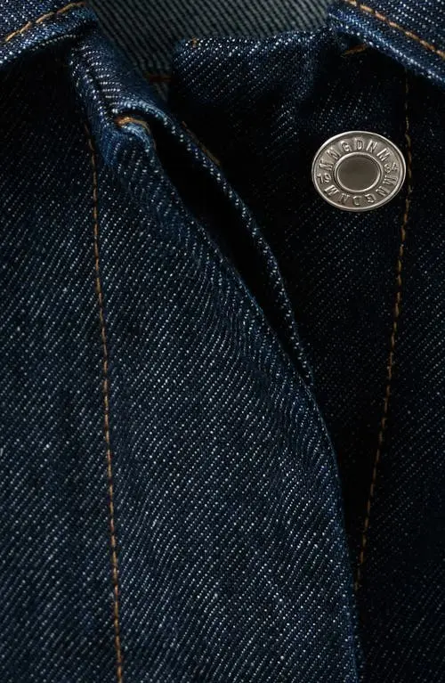 Mango Dark-wash Denim Jacket