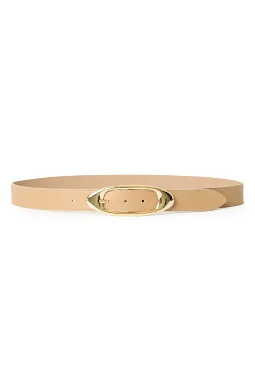 B-low The Belt Candice Leather Belt - Biscuit Gold