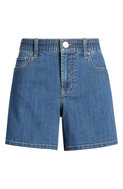 1822 Denim High Waist A-line Denim Shorts