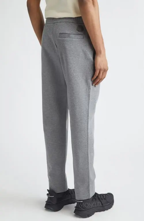 Moncler Cotton Blend Double Jersey Drawstring Joggers