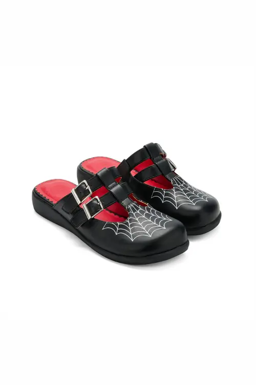 HOT CHOCOLATE DESIGN Mary Jane Clogs - Widow Heart