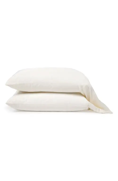 POM POM AT HOME Set Of 2 Sateen Pillowcases - Ivory