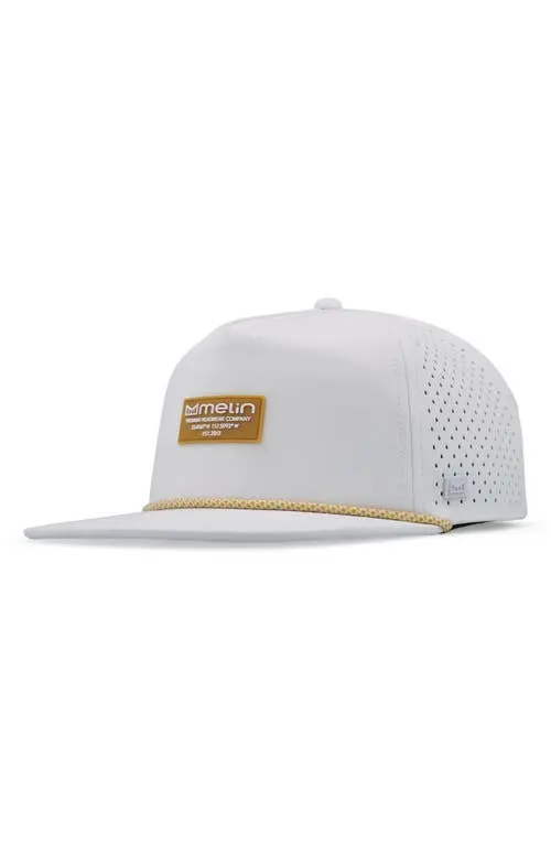 MELIN Coronado Gum Hydro Snapback Cap - White Gum