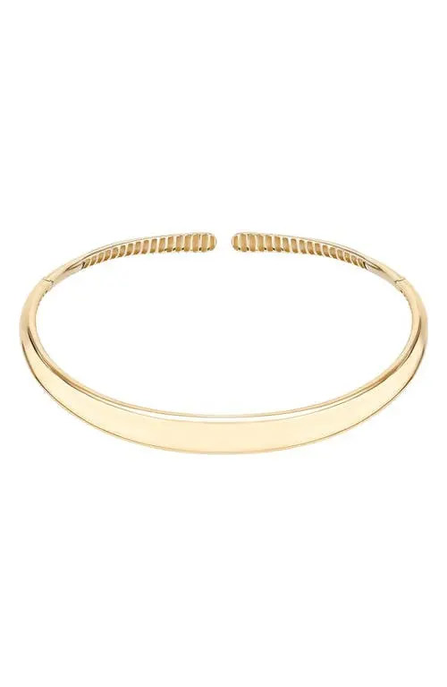 Lana Jewelry 14k Gold Curved Bubble Choker Necklace - Yellow Gold