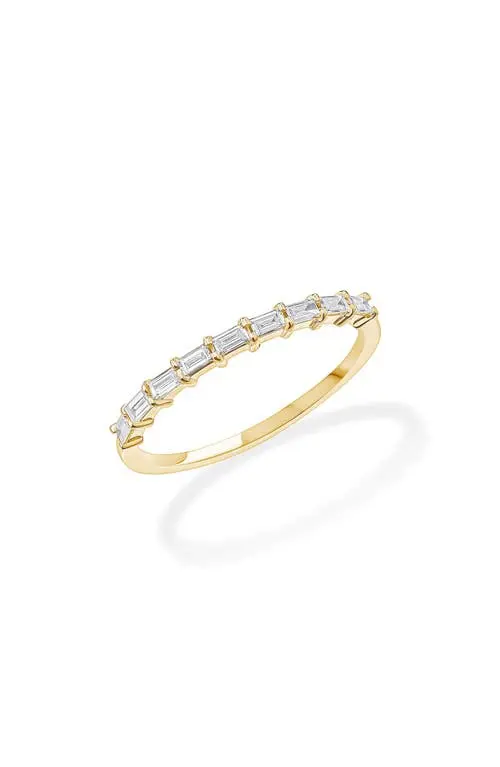 Lana Jewelry 14k Gold Baguette Diamond Stack Ring - Yellow Gold