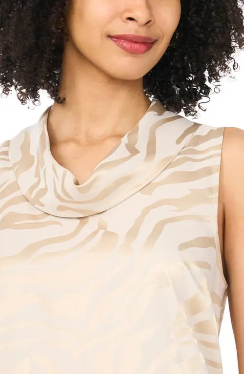 Vince Camuto Sleeveless Cowl Neck Top - Birch