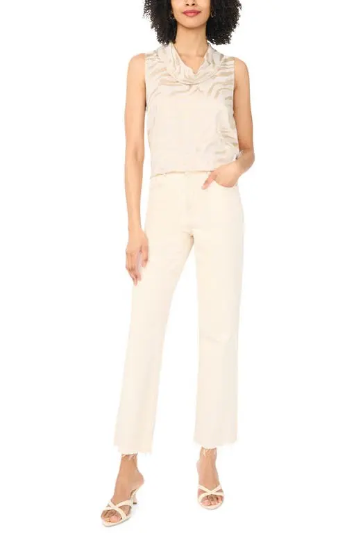 Vince Camuto Sleeveless Cowl Neck Top - Birch