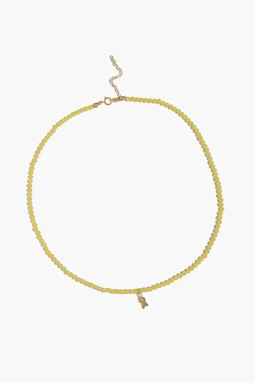 MUNS Pescadero Charm Necklace - Gold Vermeil