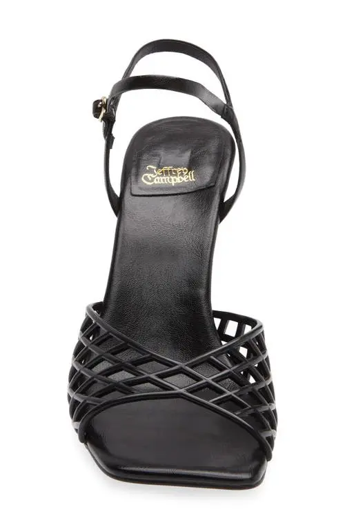 Jeffrey Campbell Wedge Sandals - Black