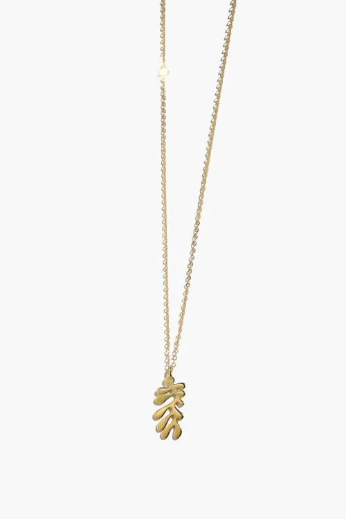 MUNS Fiori Pendant Necklace - 18k Gold Chain
