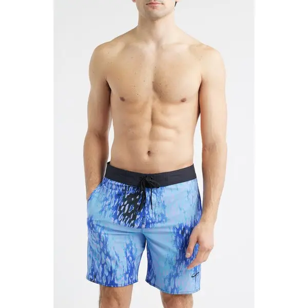 SANTO STUDIO Cole Houshmand Pro Board Shorts - Blue