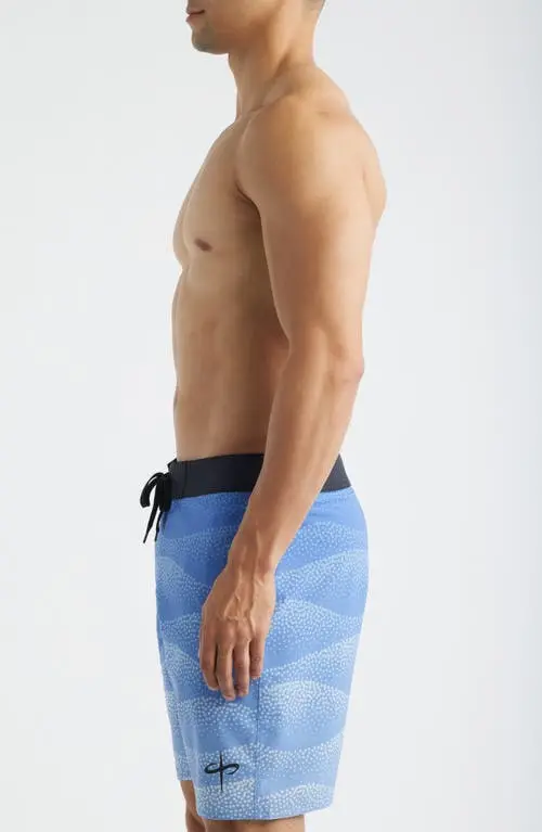 SANTO STUDIO Cole Houshmand Pro Board Shorts - Blue