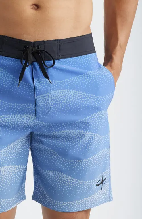 SANTO STUDIO Cole Houshmand Pro Board Shorts - Blue