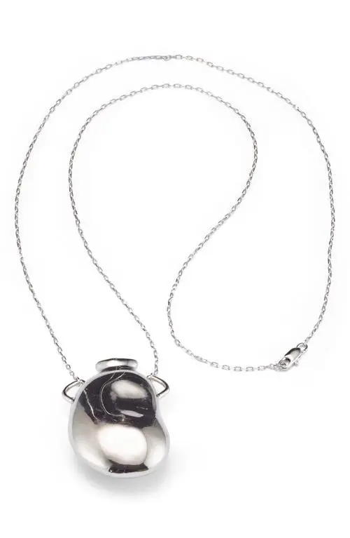 LELET NY Zoe Jug Pendant Necklace - Rhodium