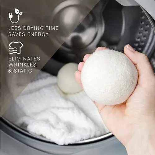 PURSONIC Detergent Sheets & New Zealand Wool Dryer Balls Set