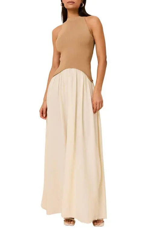 Solid & Striped The Isola Sleeveless Maxi Dress - Camel