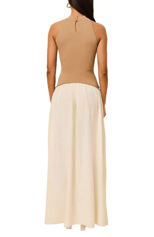 Solid & Striped The Isola Sleeveless Maxi Dress - Camel