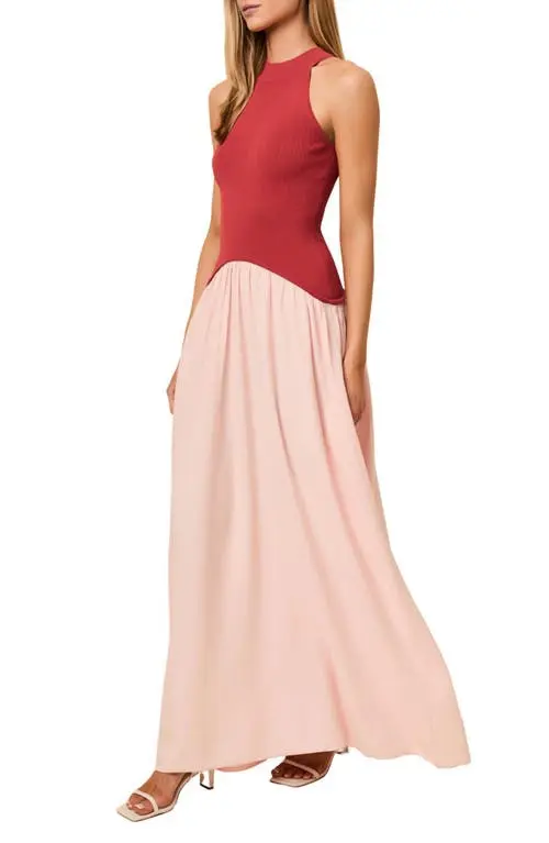 Solid & Striped The Isola Sleeveless Maxi Dress - Rooftop Red